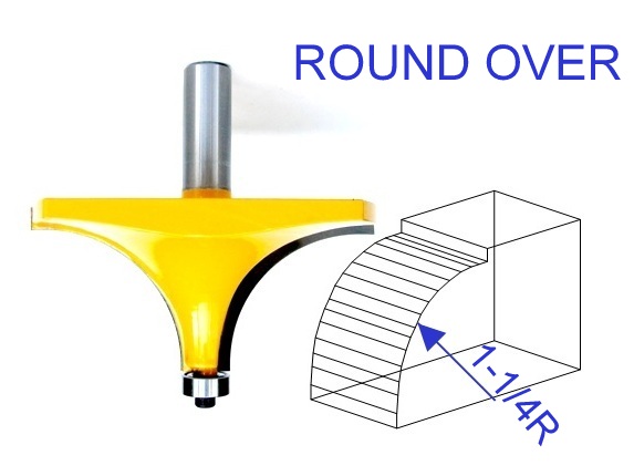 1pc 1/2" SH 1-1/4" Rad. Round Over Router Bit sct-888 | eBay