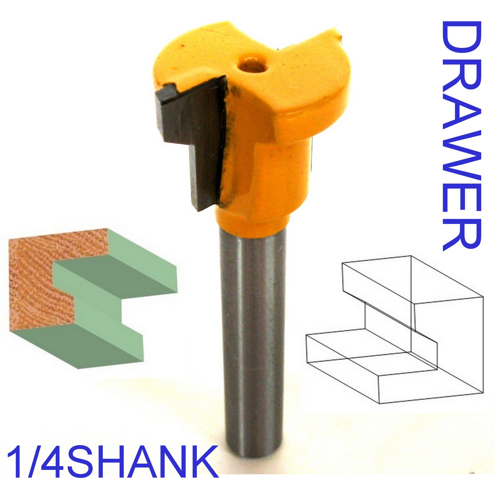 1 pc 1/4" Shank Drawer Lock Joint Making Router Bit sct-888 | eBay