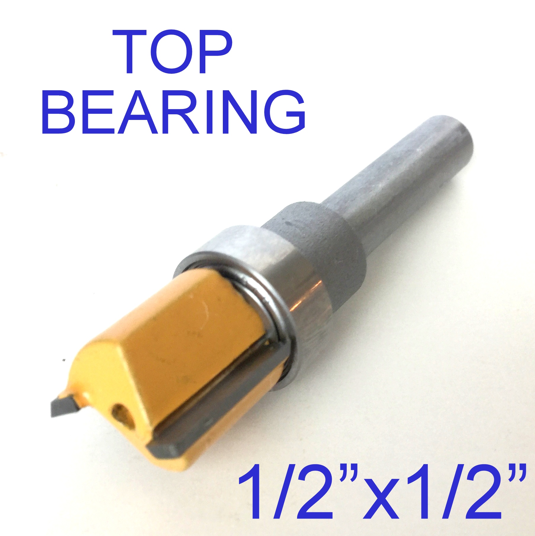 1 pc 1/4" Shank with Top Bearing Dado 1/2x1/2 Blade Flush Trim Pattern ...