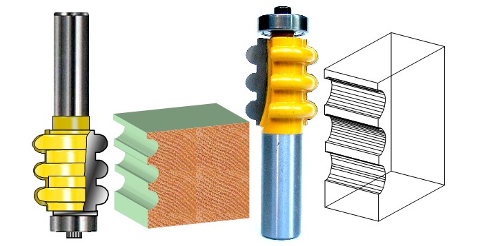 1 pc 1/2" Shank with 1/8" Radius Triple Flute Router Bit sct-888 ...