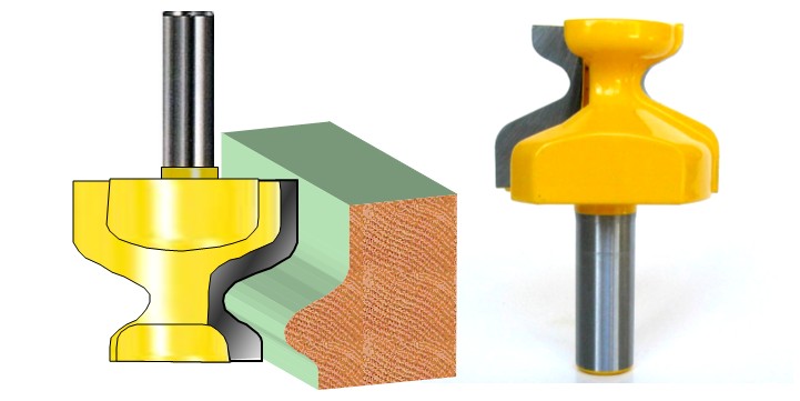 1 pc 1/2 SH Door Edge Reversible European Finger Pull Lip Router Bit S ...