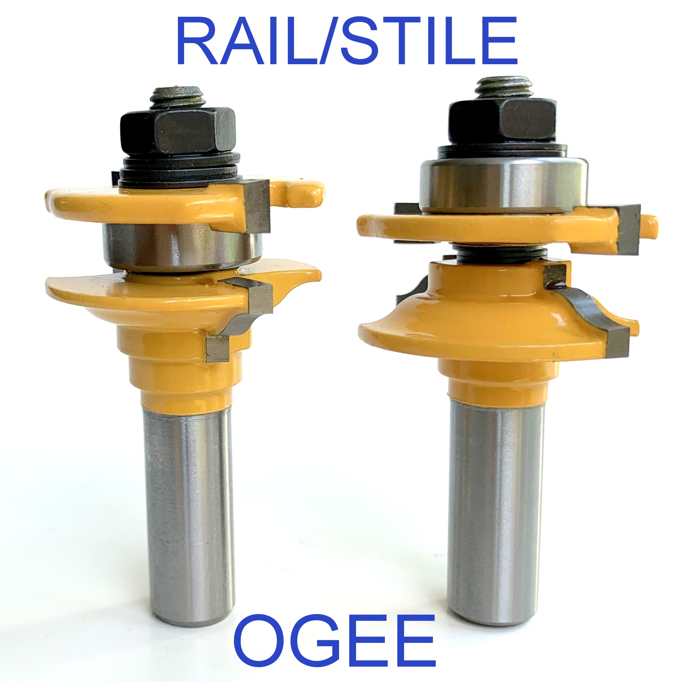 2pc 1/2" Shank Roman Ogee Rail & Stile Router Bit Set sct-888 | eBay