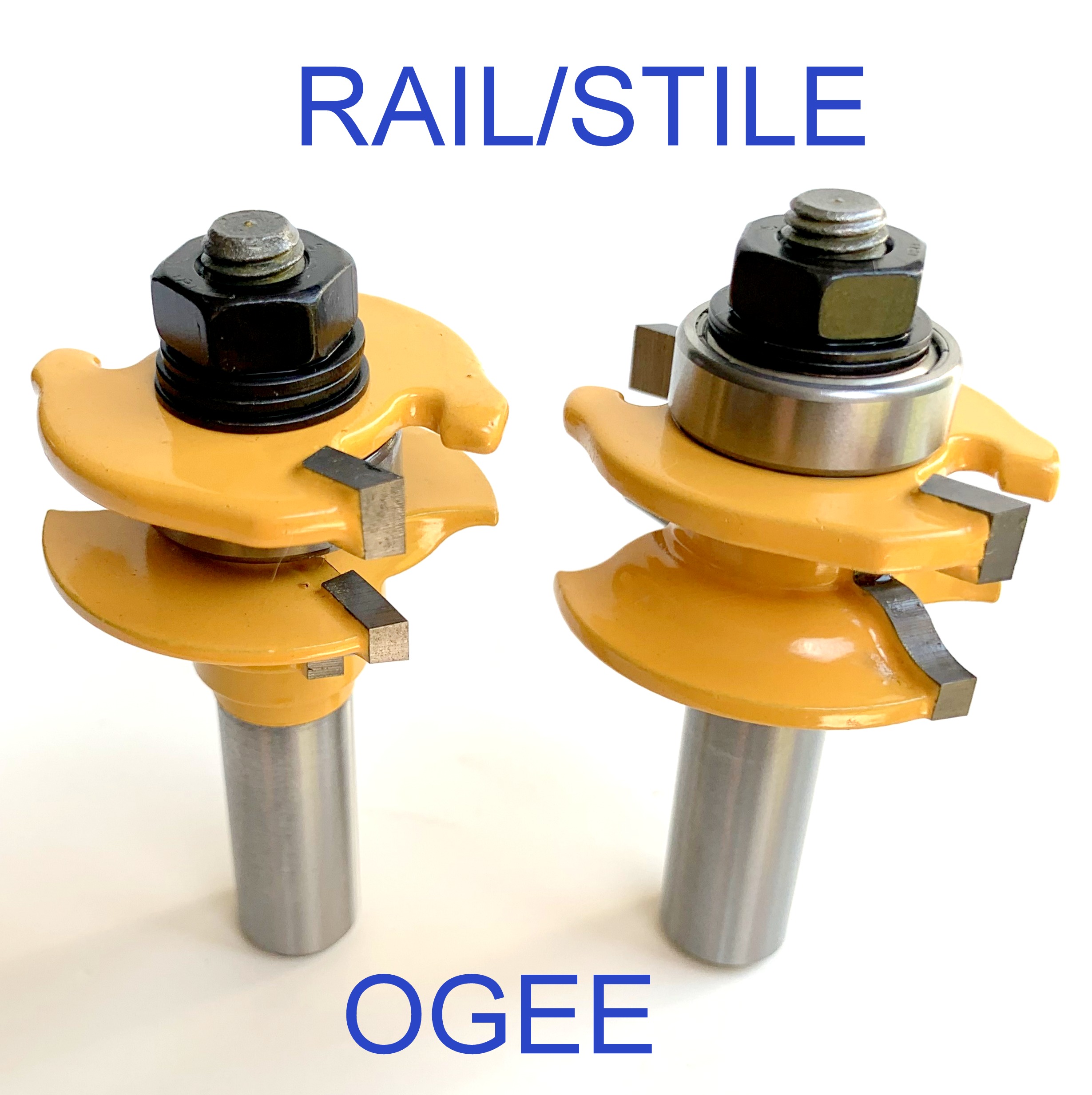 2pc 1/2" Shank Roman Ogee Rail & Stile Router Bit Set sct-888 | eBay