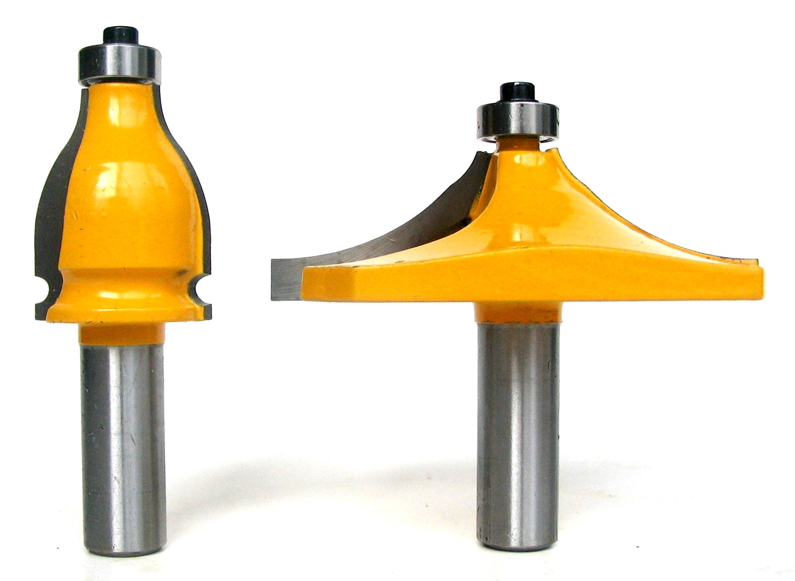 2 pc 1/2" Shank Handrail and Table Edge Router Bit Set S 4861543141041 ...