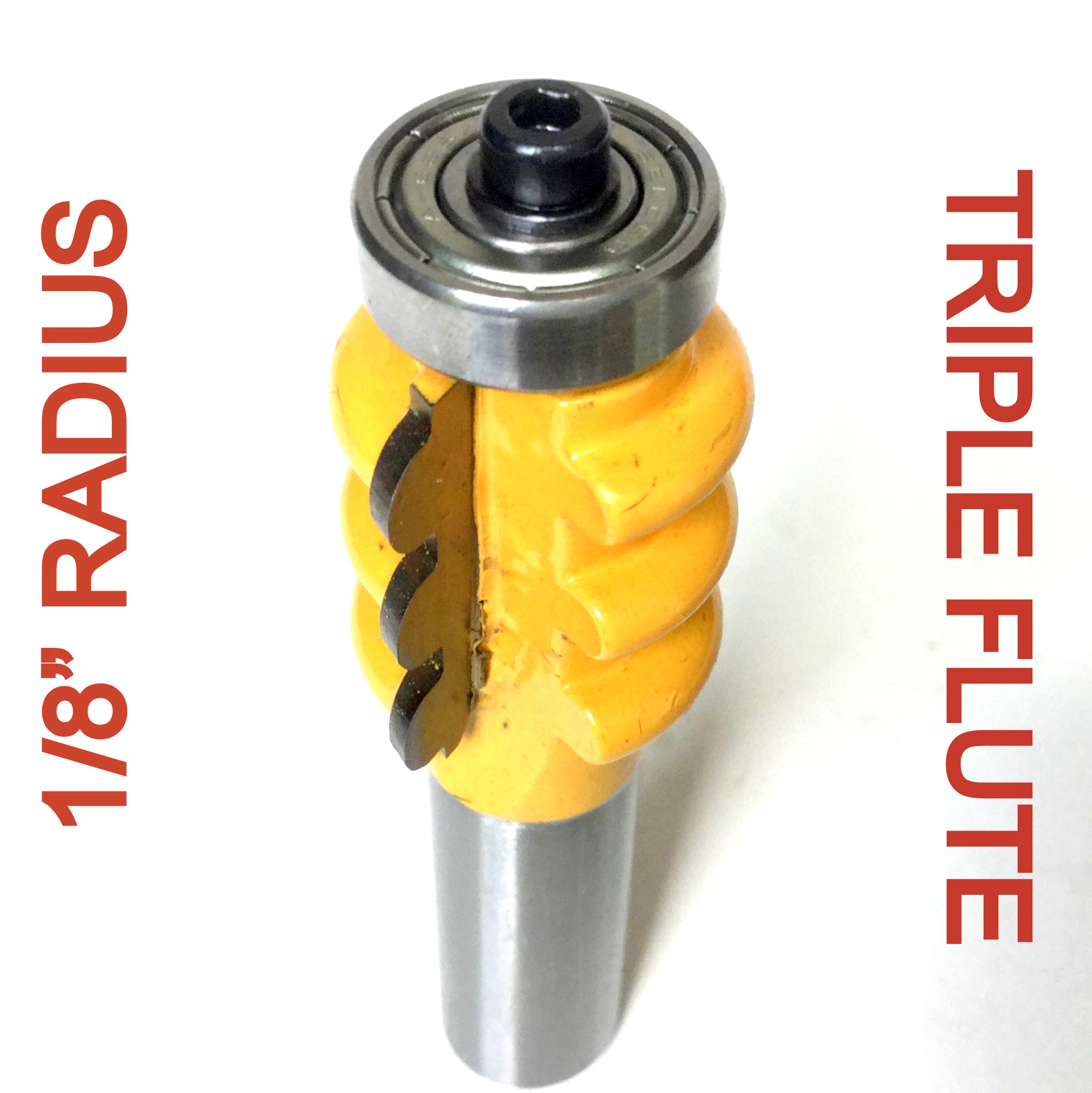 1 pc 1/2" Shank with 1/8" Radius Triple Flute Router Bit sct-888 ...