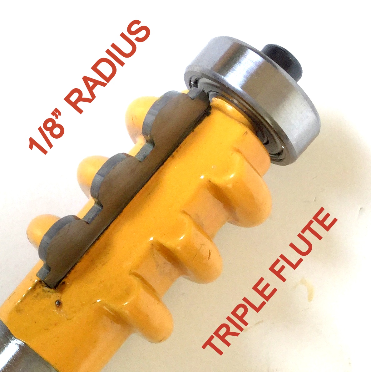 1 pc 1/2" Shank with 1/8" Radius Triple Flute Router Bit sct-888 ...