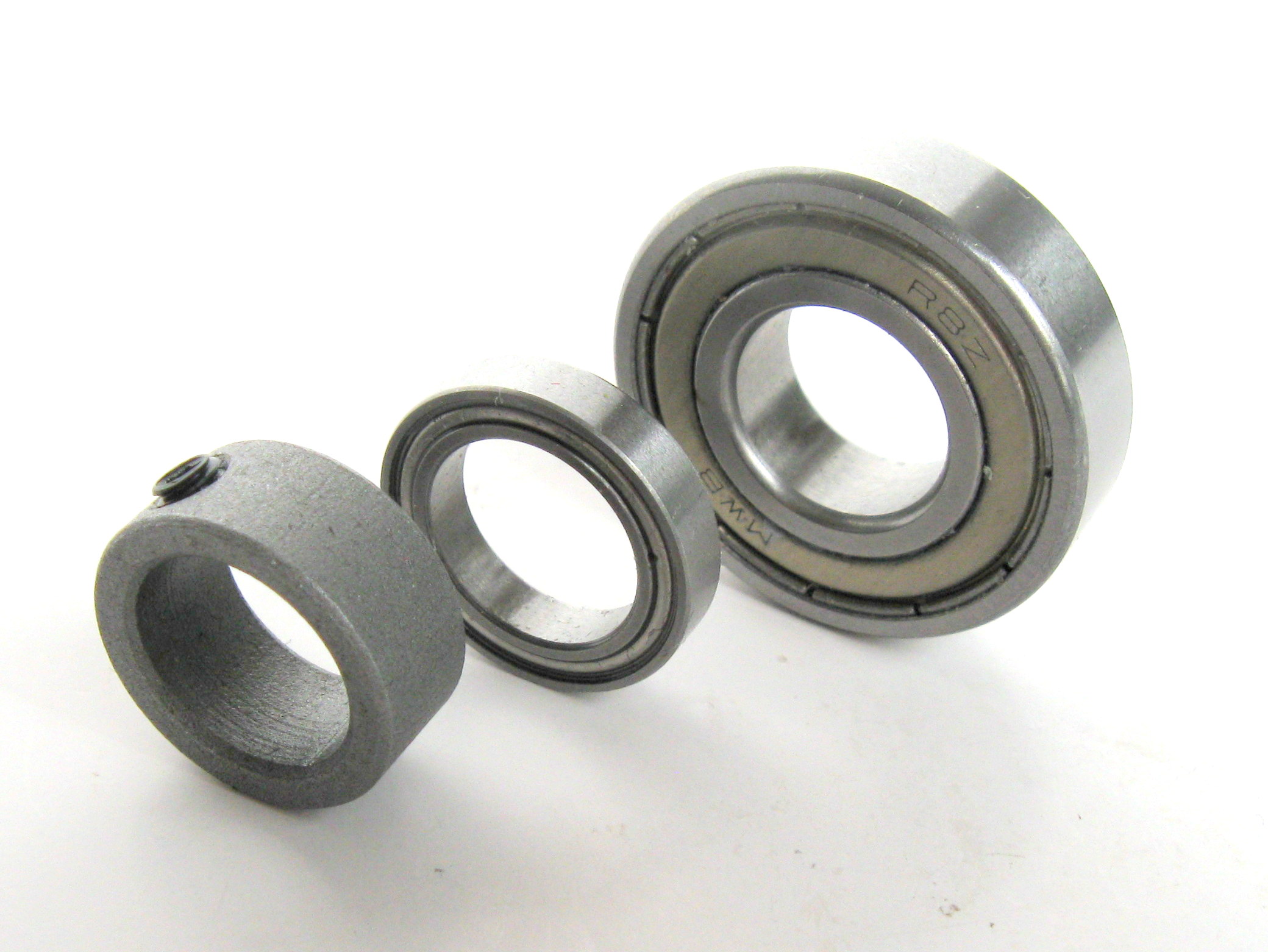 3 pc Top Mounted 3/4", 1-1/4" Bearing & Stop Ring for 1/2" SH Router ...