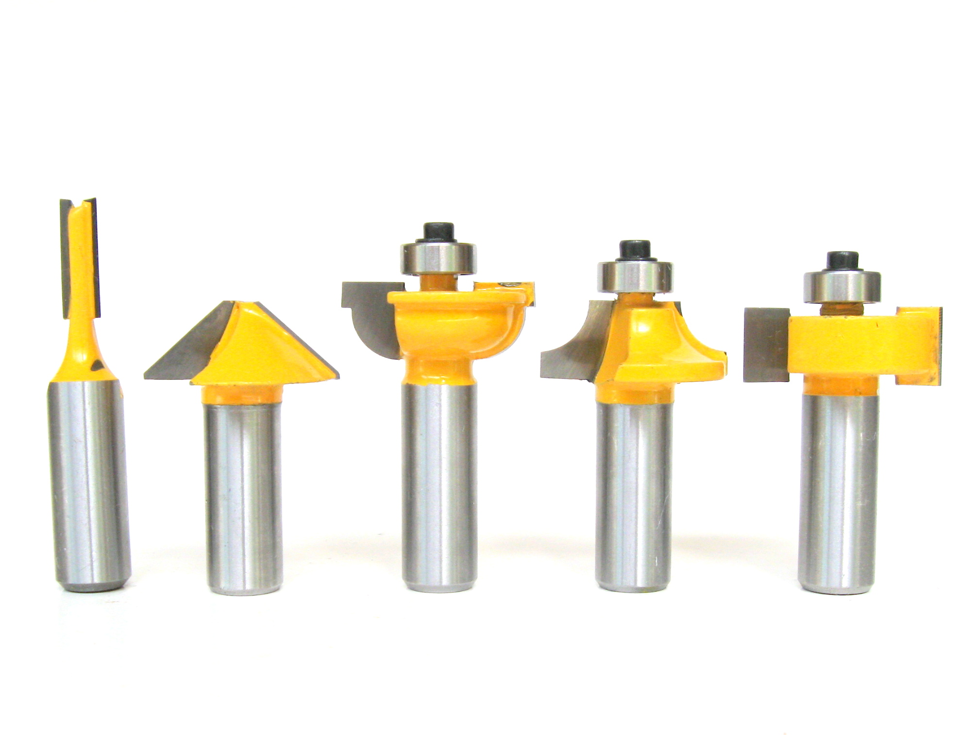 5pc 1/2 Shank Grill Glass Muntin Mullion Round Over Door Router Bit Set ...