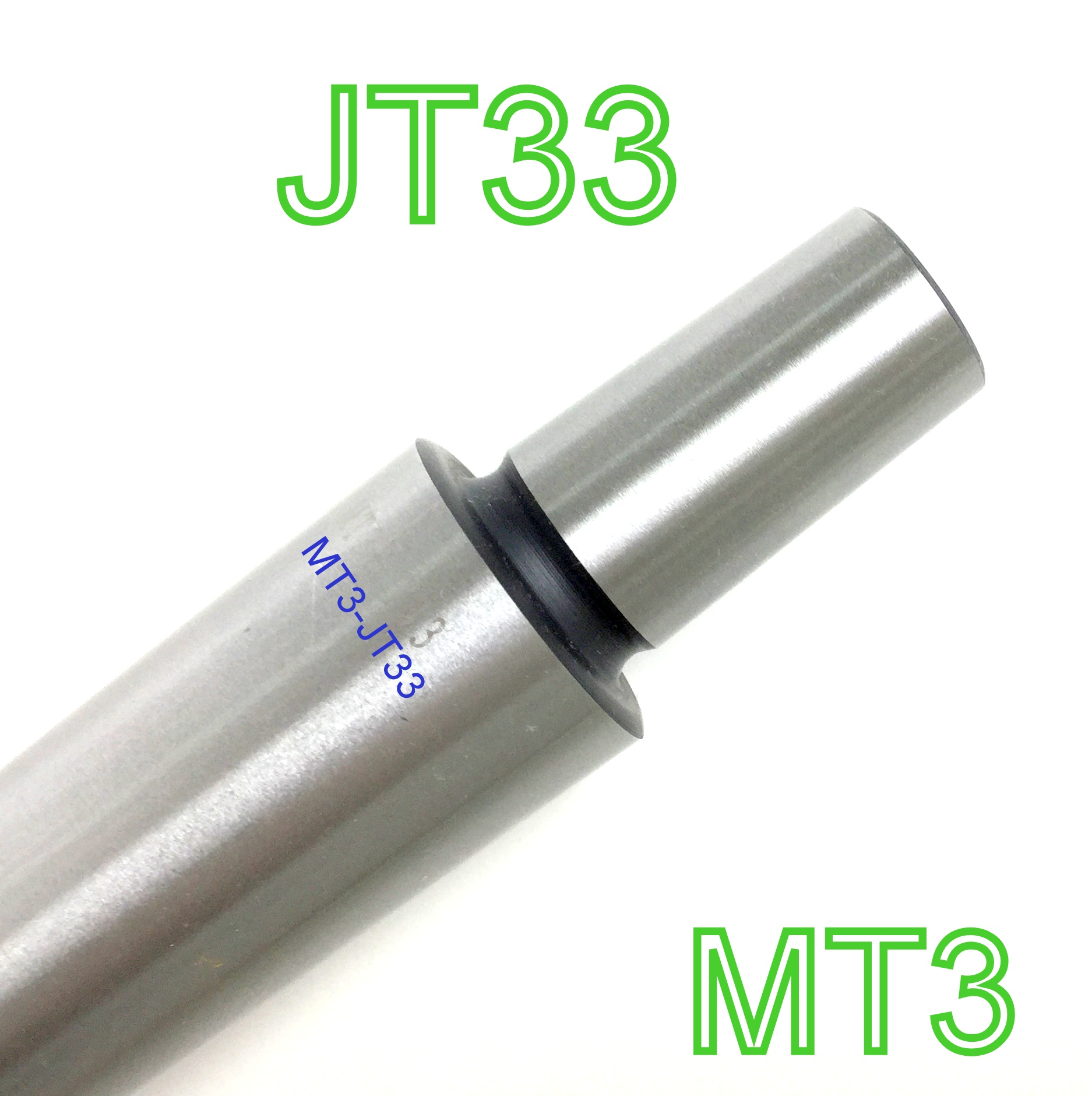 1pc MT3 Shank to JT33 Jacobs Taper Chuck Arbor w/Tang End Morse 3MT ...