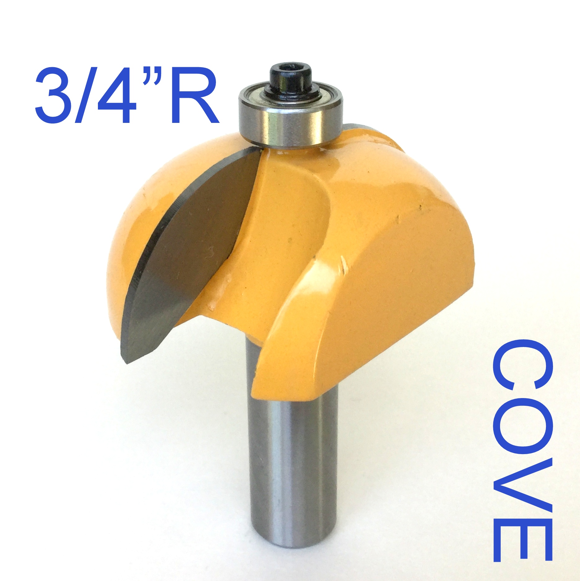 1 pc 1/2 Shank Convex Cove with 3/4" Radius 7/8" High Router Bit sct ...