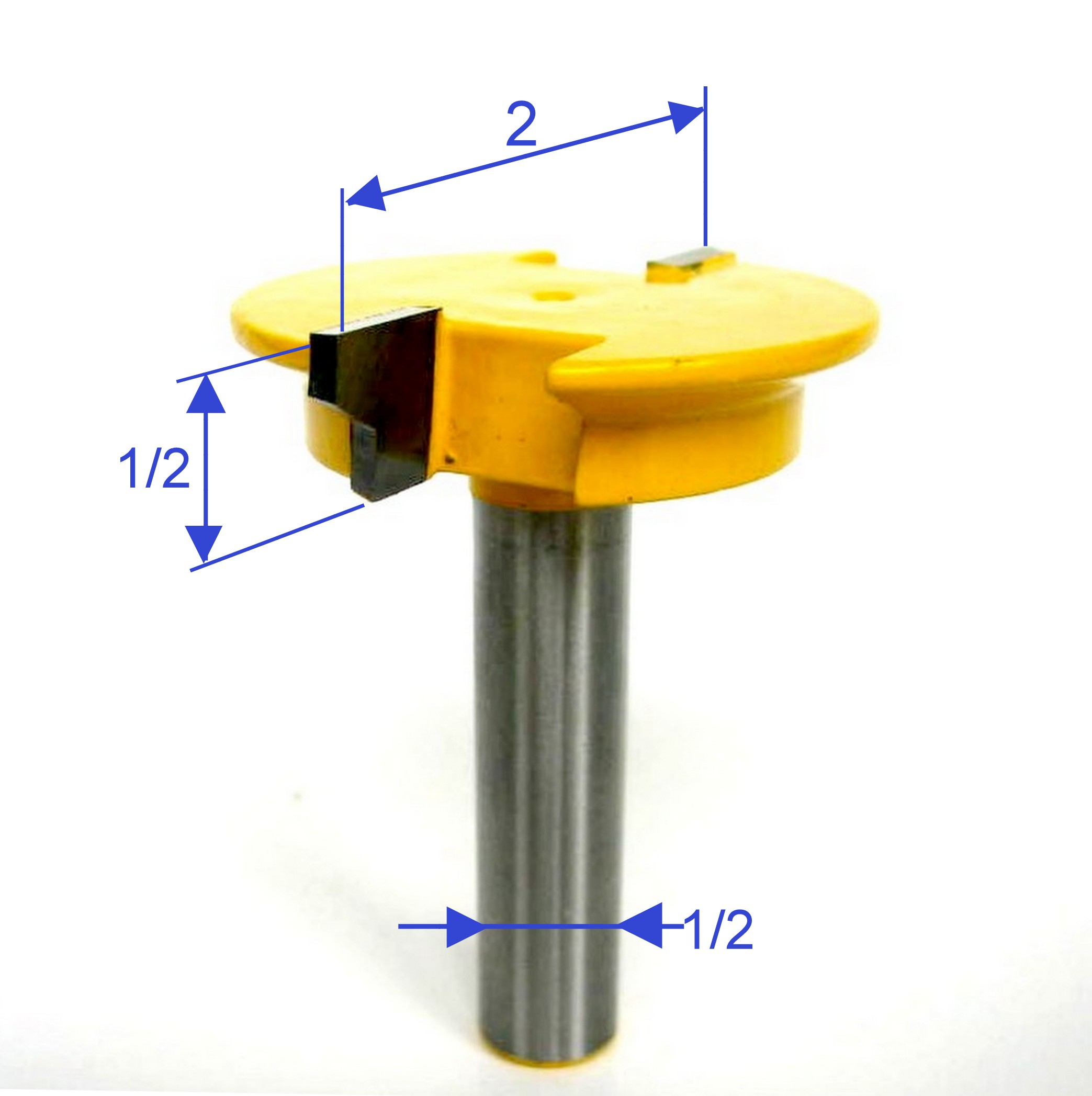 1 pc 1/2" Shank Reversible Front Drawer Lock Joint Router Bit ...