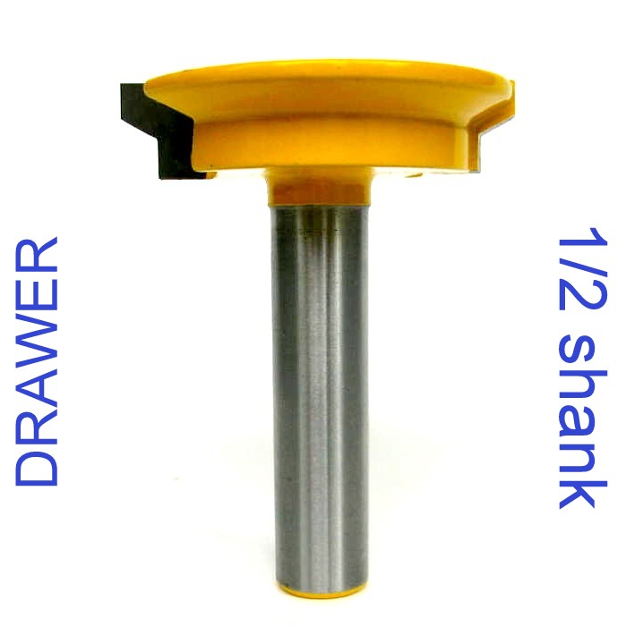 1 pc 1/2" Shank Reversible Front Drawer Lock Joint Router Bit ...
